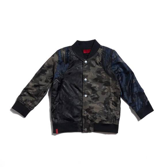 HAUS OF JR | Jackets & Coats | New Haus Of Jr Kids Baylor Camo Varsity ...